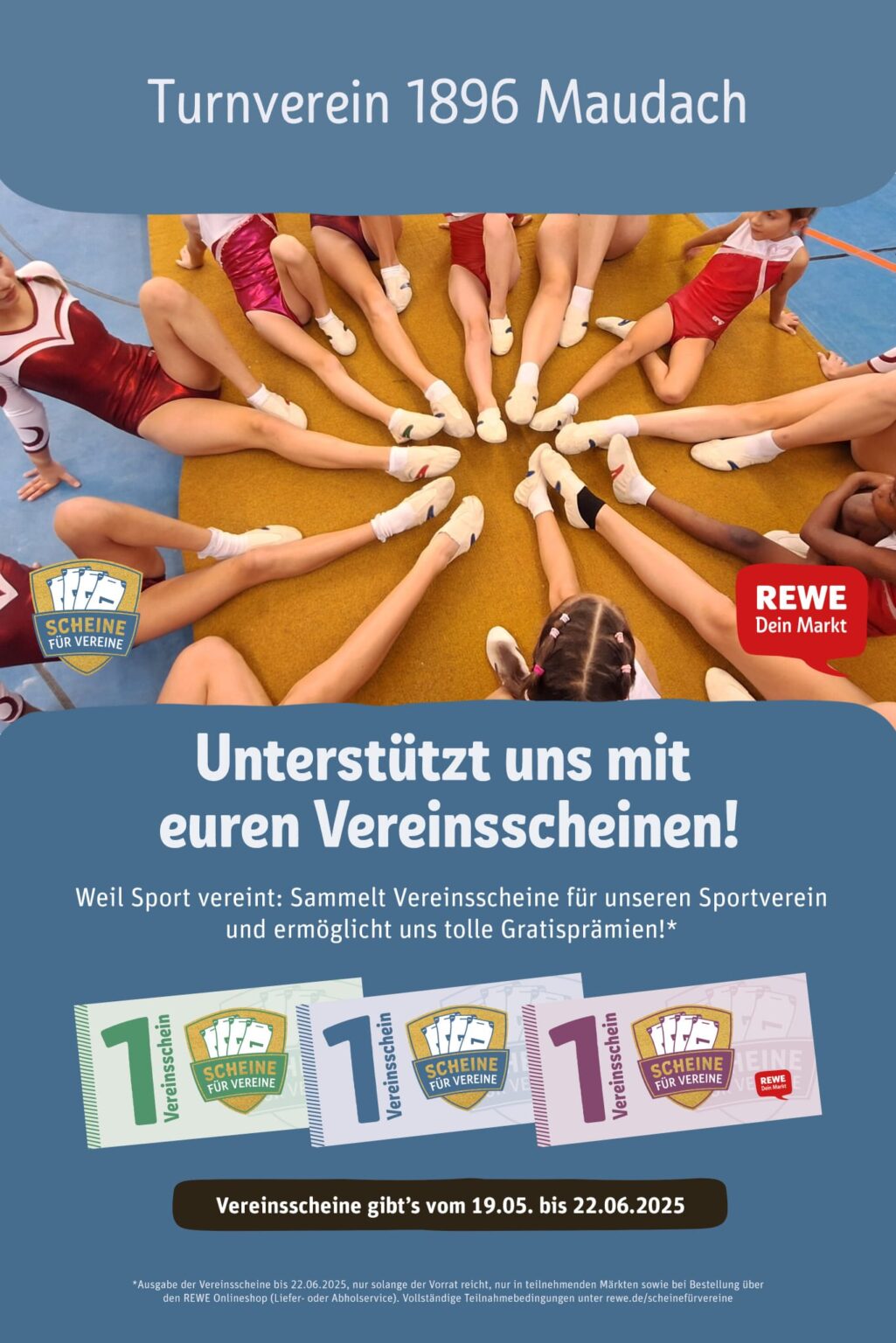 REWE-Aktion „Scheine für Vereine“ – 2025
